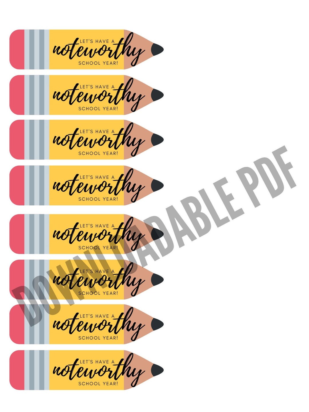 Noteworthy Year Gift Tags, Teacher Appreciation, Staff Appreciation ...