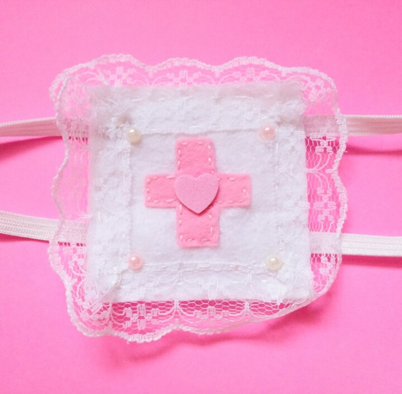 Menhera Lace Eye Patch Handmade Yami Kawaii Accessories | Etsy Australia