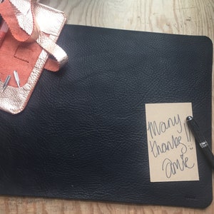 Calligraphy Blotter - Personalised Blotter - Calligraphy Leather Desk ...
