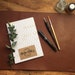 Calligraphy Blotter - Personalised Blotter - Calligraphy Leather Desk ...