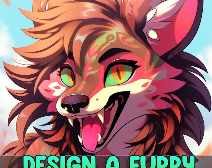 Design A Furry | Custom Character Sheet/portrait - Etsy