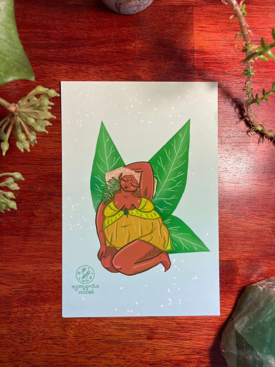 Body Positive Fairy Print 4x6 Print Fat Plus Size Rainbow Curvy ...