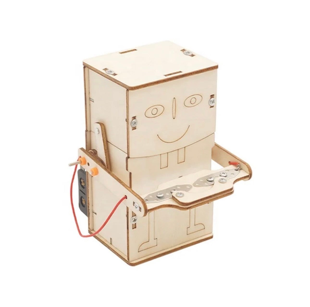 DIY Kit Wooden Coin Eating Robot • Educational STEM Science Technology ...