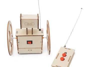 DIY Kit Build Solar Powered Wireless Remote Control Race Car ...