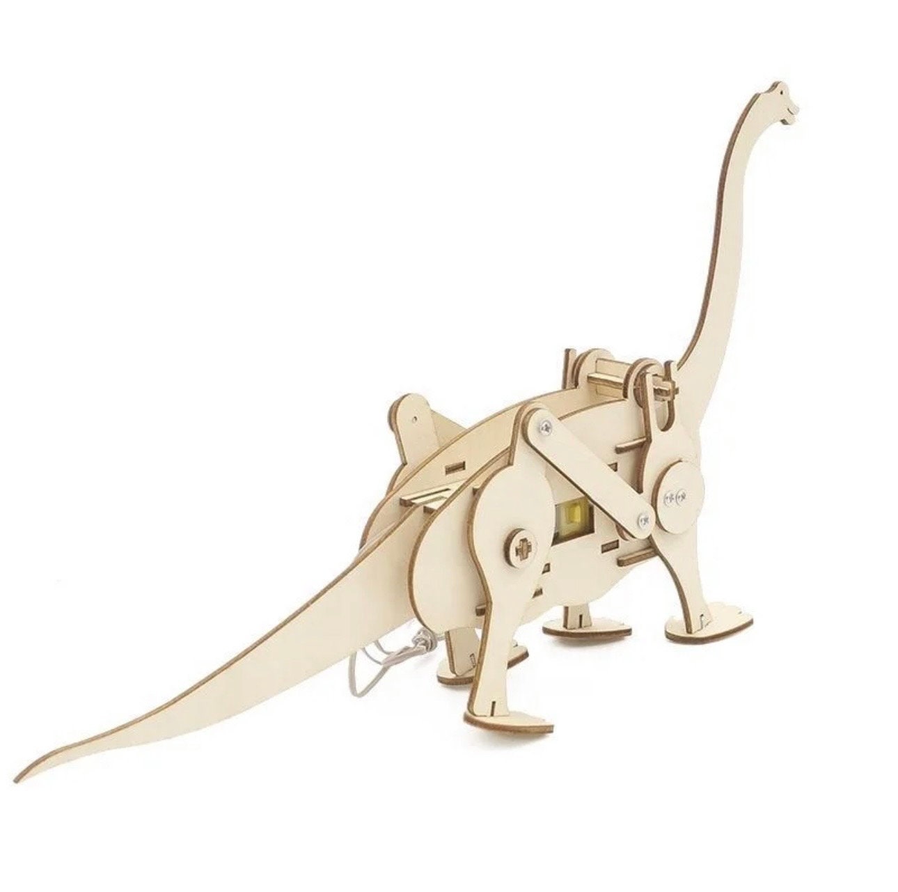 DIY Kit Wooden Remote Control 3D Brontosaurus Toy • Educational STEM ...