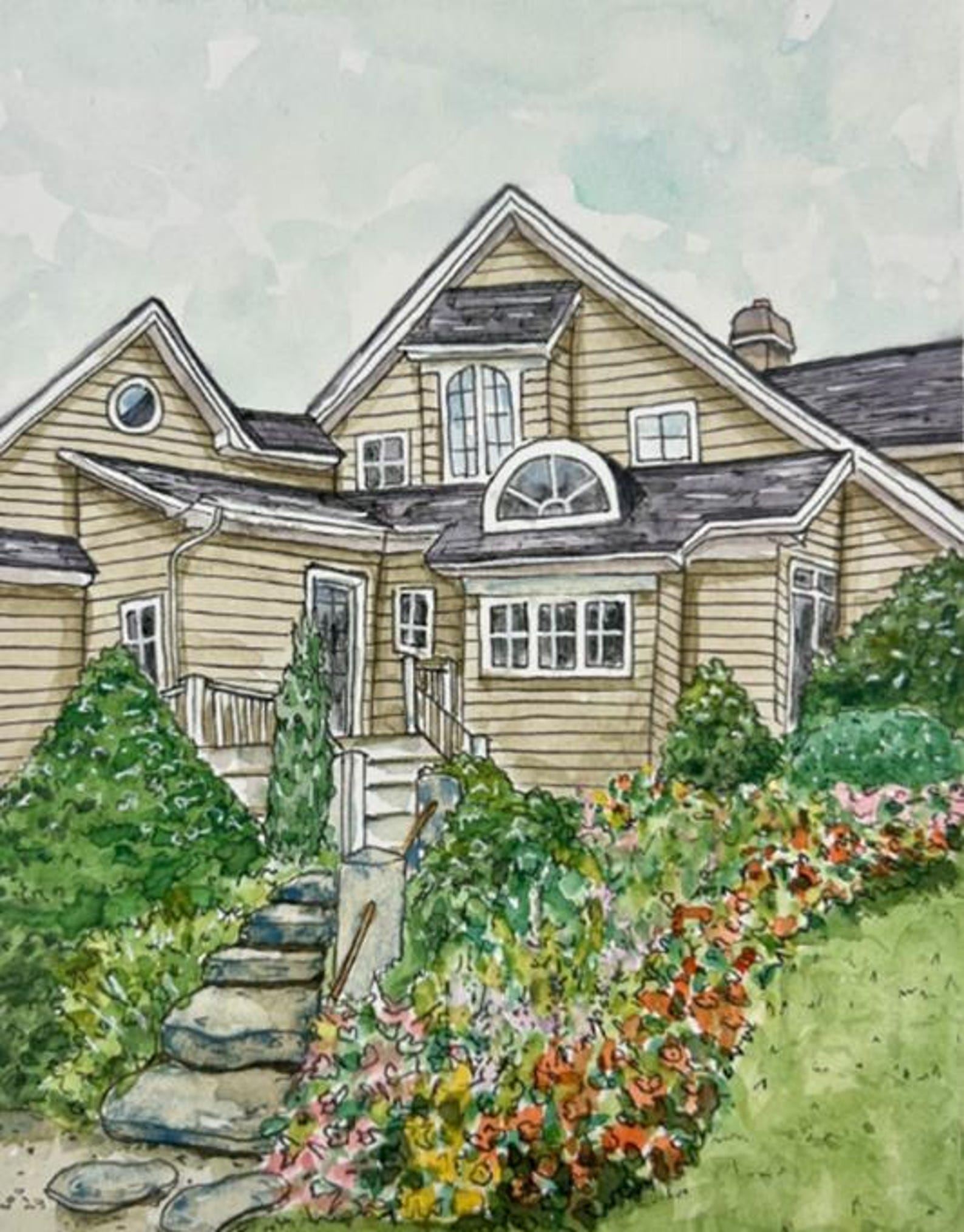 Custom House Painting - Etsy