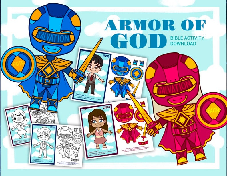 Armor of God Hero Version Instant Download Printable Armor of God ...
