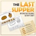 Instant Download the Last Supper Foldable Craft Activity, Great for ...