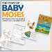Baby Moses Bible Craft | Finger Puppets, Paper Dolls, Interactive ...