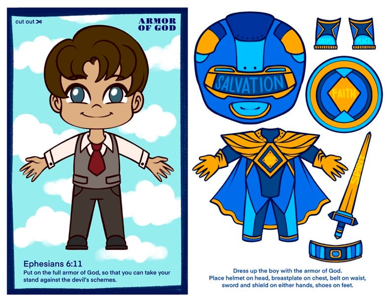 Armor of God Hero Version Instant Download Printable Armor of God ...