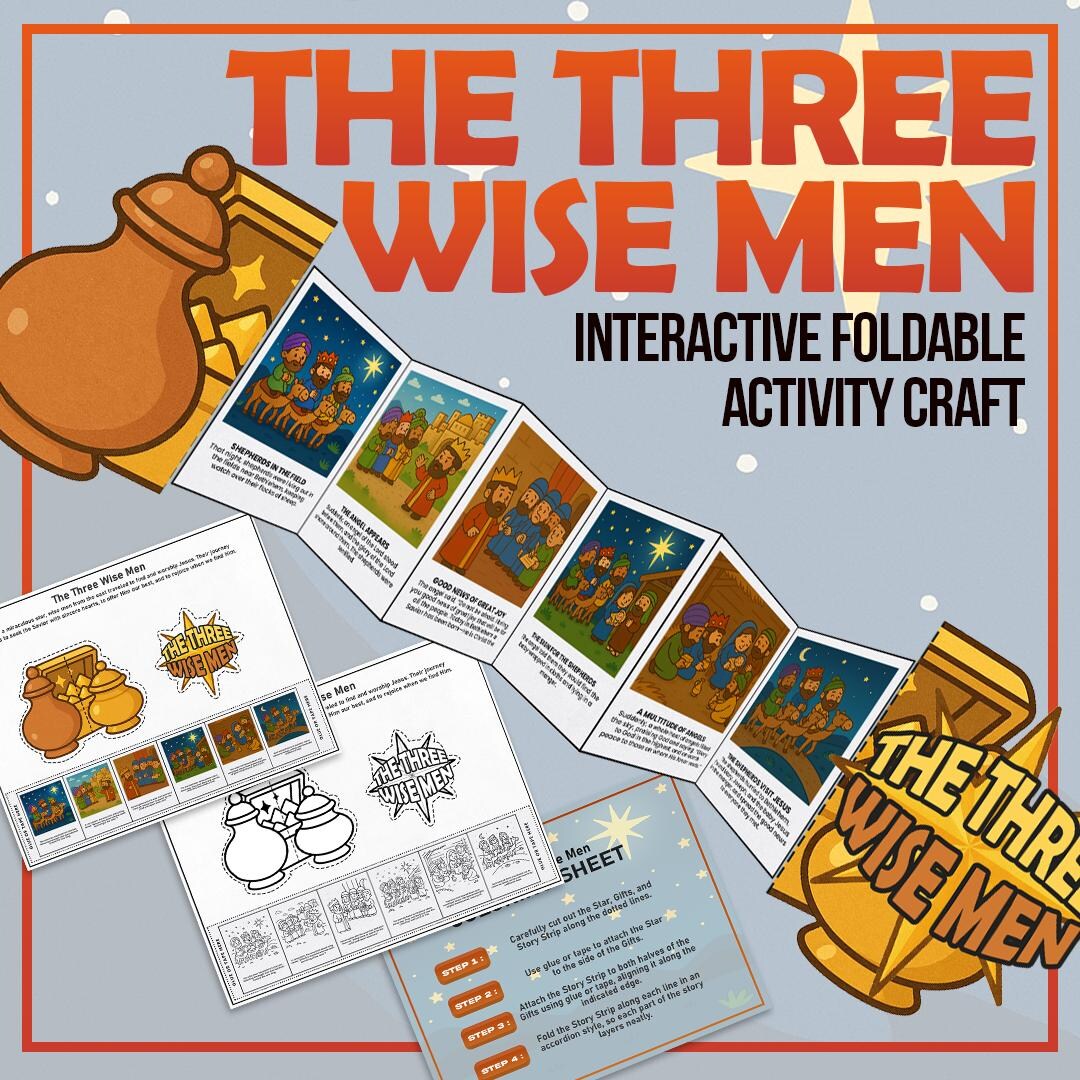 Three Wise Men Instant Download, Great for Christian Kids ...
