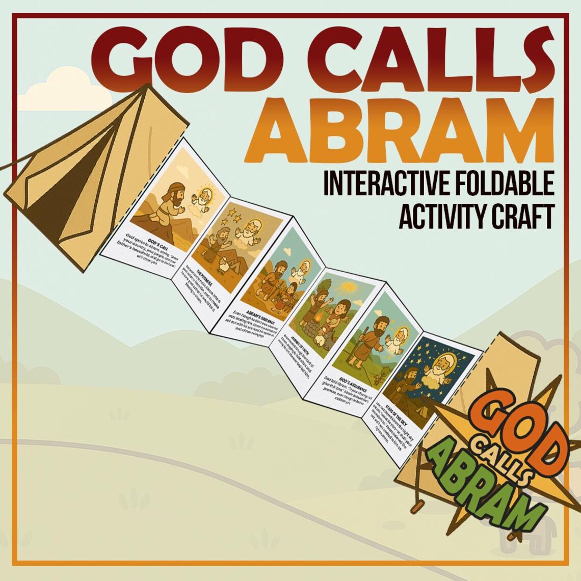 God Calls Abram Instant Download, Great for Christian Kids ...