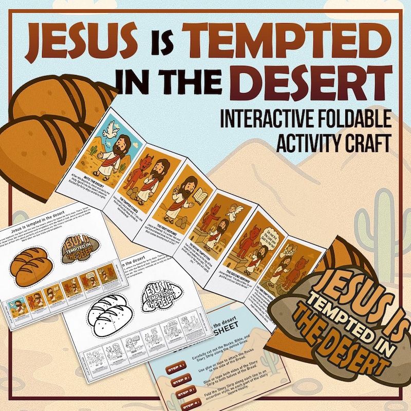Jesus is Tempted Crafts - Etsy