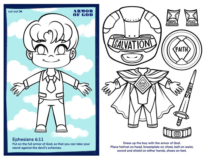 Armor of God Hero Version Instant Download Printable Armor of God ...