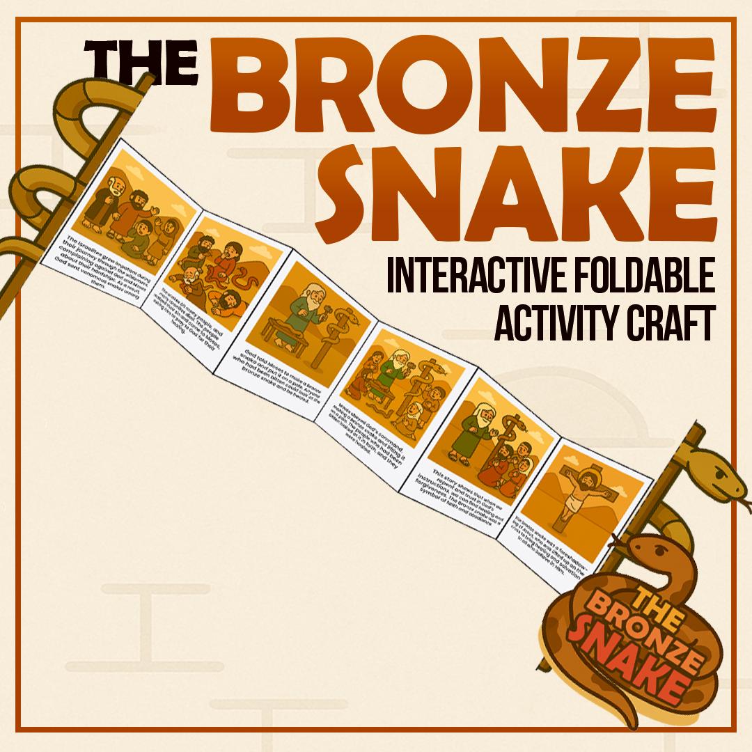 Instant Download the Bronze Snake Foldable Craft Activity, Great for ...