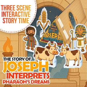 Joseph Interprets Dream Bible Craft | Finger Puppets, Paper Dolls ...