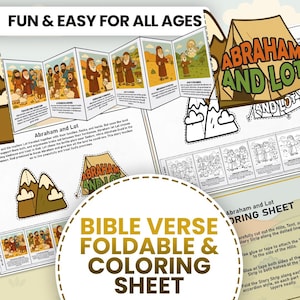 Abraham and Lot Instant Download, Great for Christian Kids ...