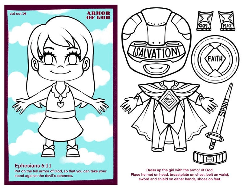 Armor of God Hero Version Instant Download Printable Armor of God ...