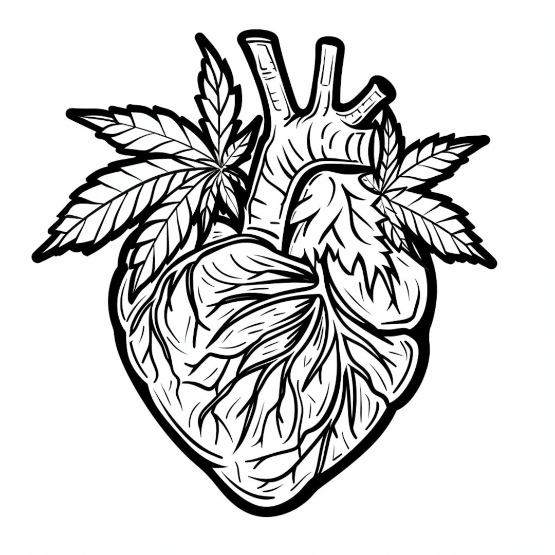 25 Printable Cannabis Coloring Pages - Etsy