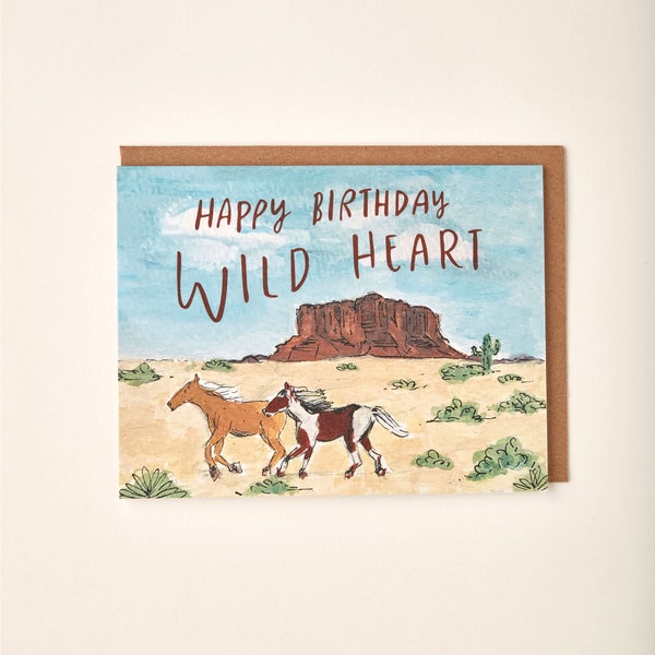 Wild Birthday Card - Etsy