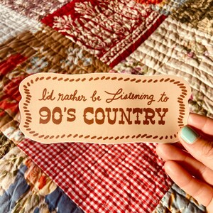 90's Country Western Music Sticker Decal - Etsy