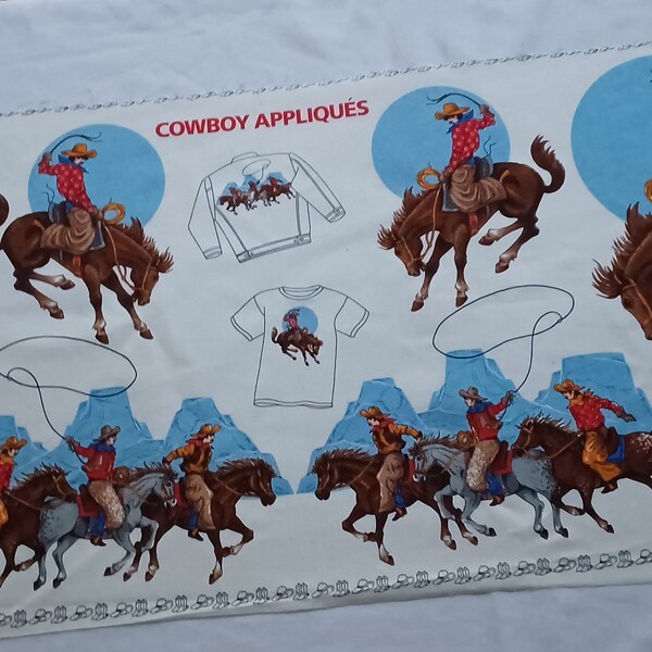 Cowboy Applique - Etsy