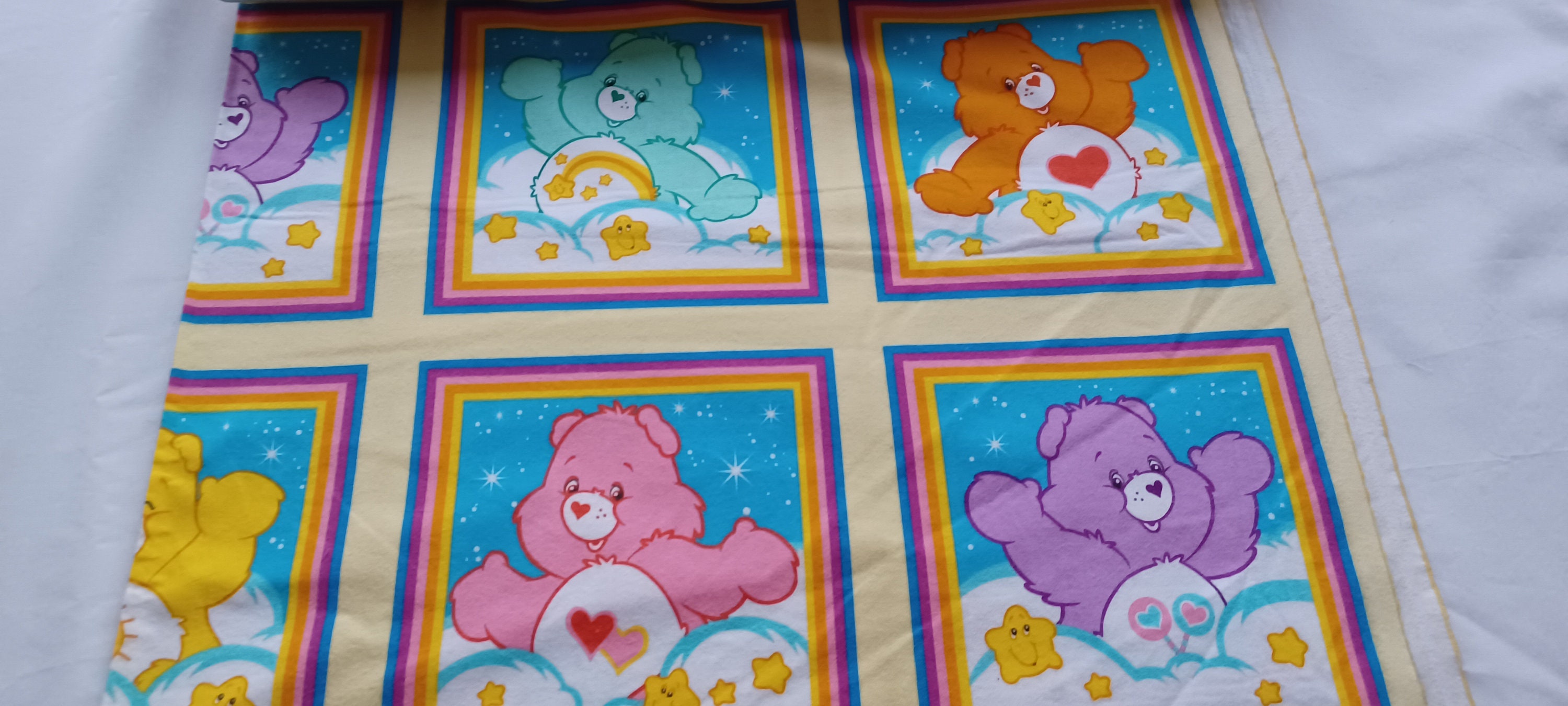 Care Bears Cotton Flannel Panel Fabric Great to Make Rag - Etsy