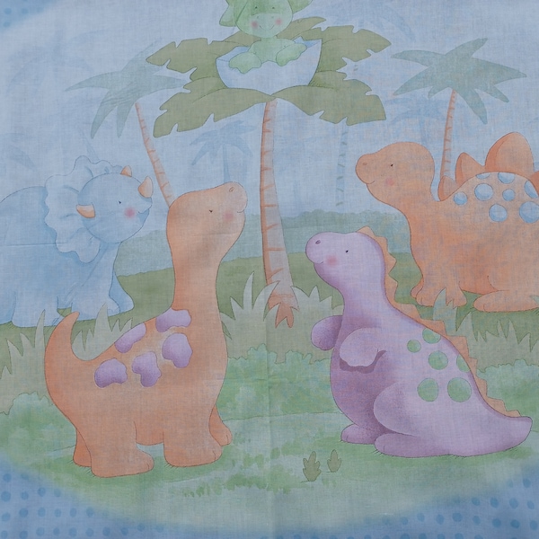 Dinosaur Quilt Panel - Etsy