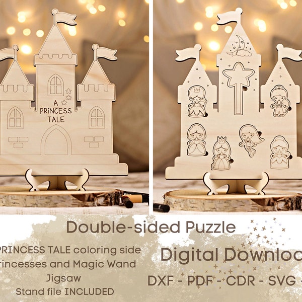 Laser Cut Castle Princess - Etsy