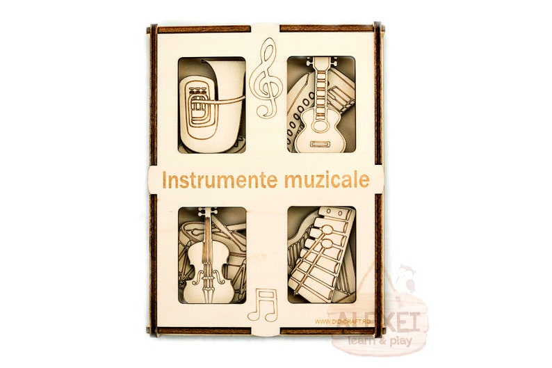 Musical Instruments Vector Laser Cut Template, Vector Cut File, Digital ...