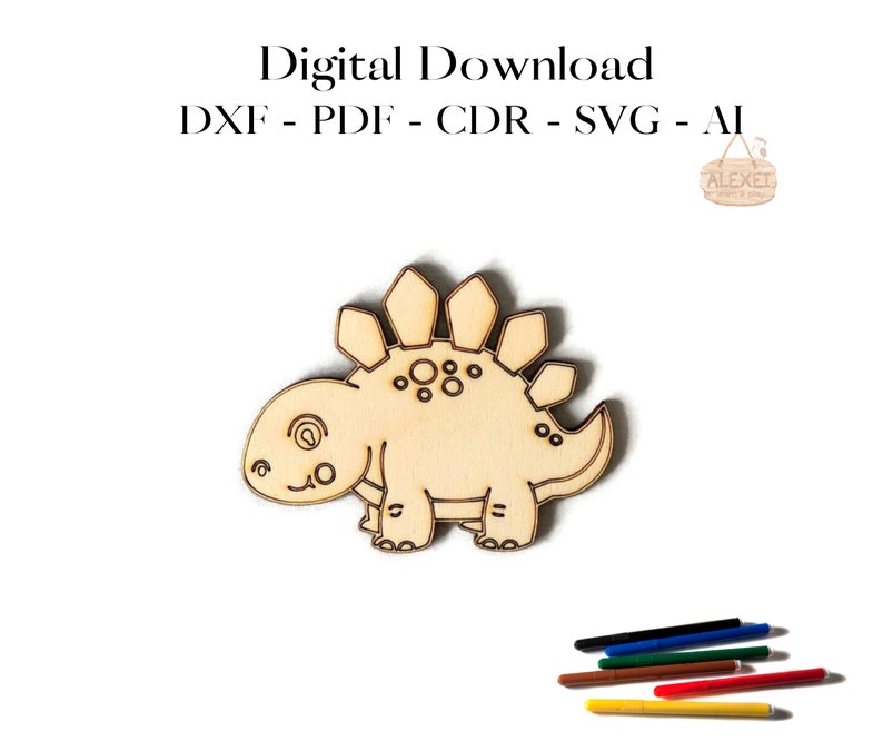 Dinosaur Vector Laser Cut Template Dinosaur Cut File - Etsy