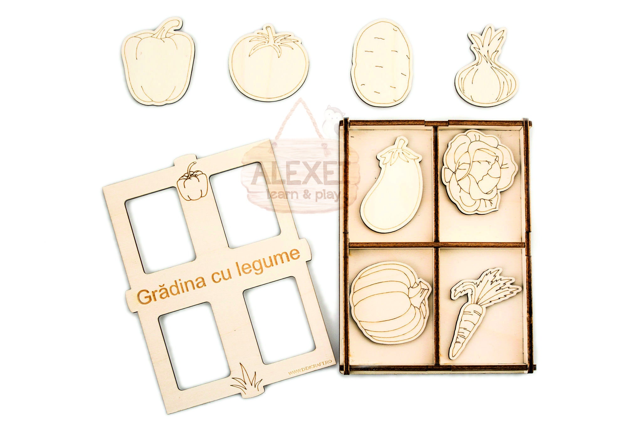 Vegetable Garden Vector Laser Cut Vegetables for Painting - Etsy