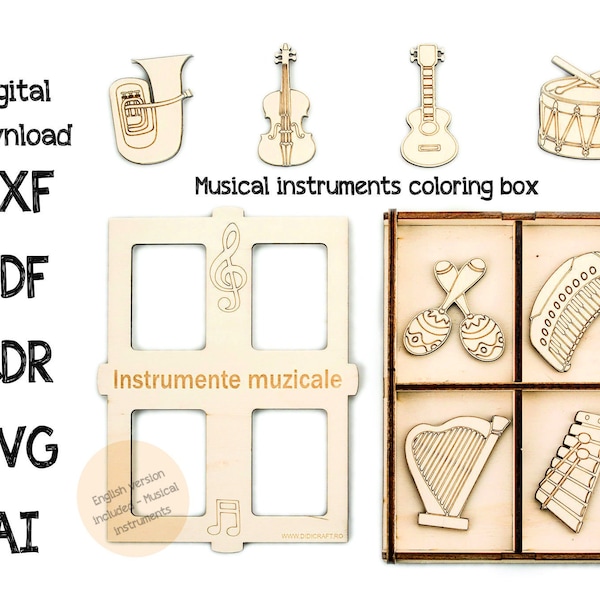 Laser Cut Musical Instruments - Etsy