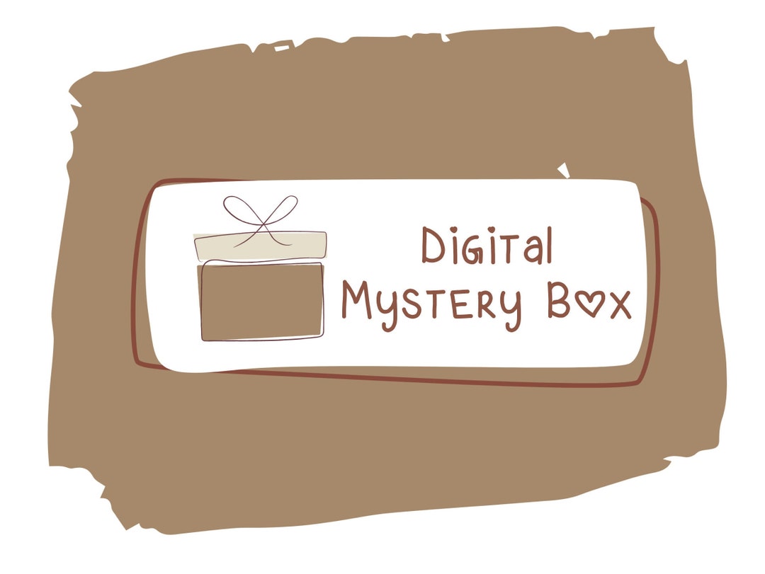 Mystery Box Digital Vector Kit Vector Laser Template Cut SVG Files ...