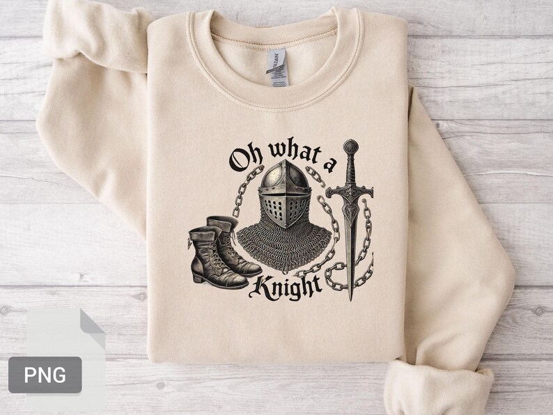 Medieval Knight Helmet Illustration: Chivalry T-shirt Design (digital ...