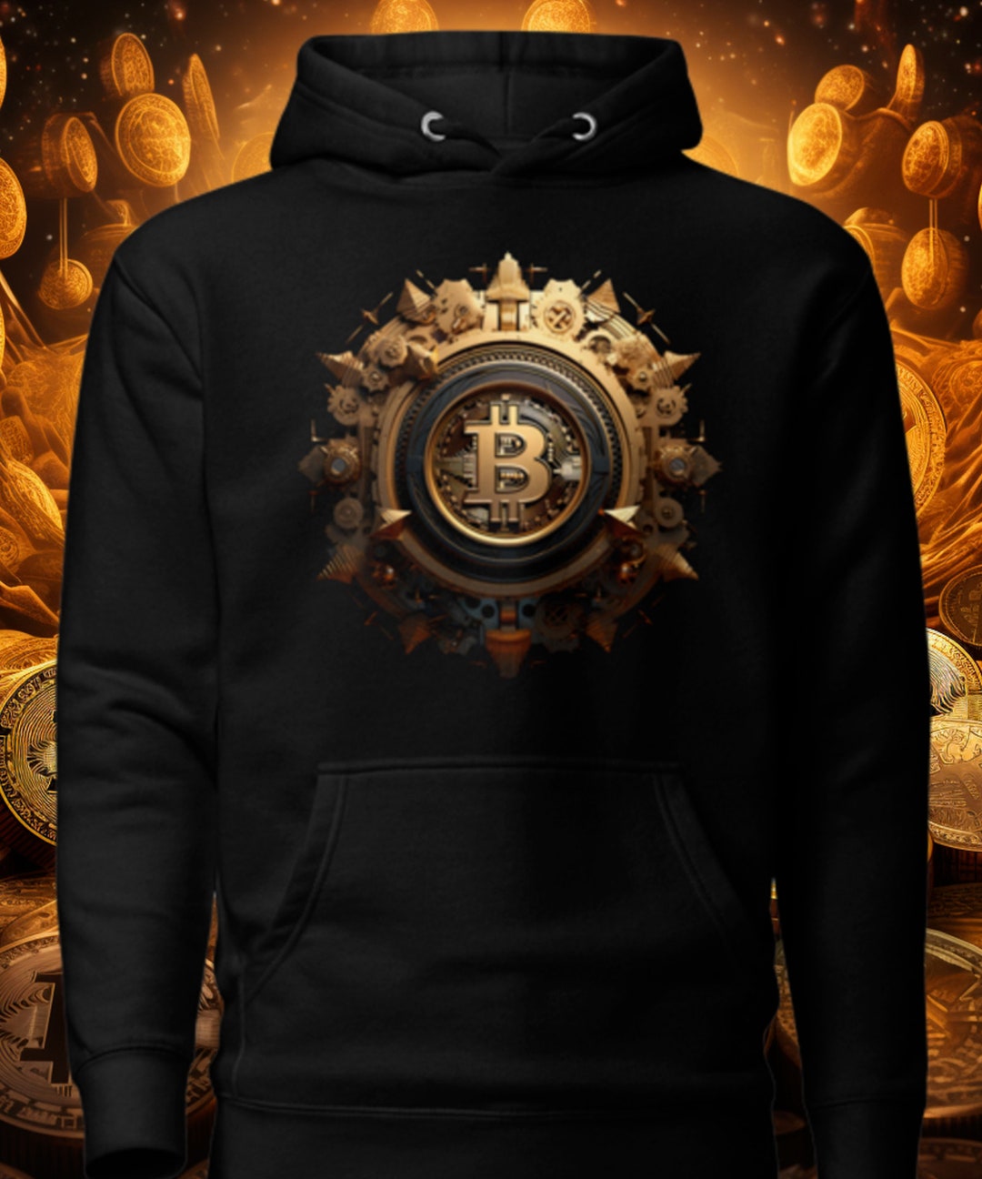 Bitcoin Hoodie Cryptocurrency Hoodie Blockchain Technology Spot Bitcoin ...
