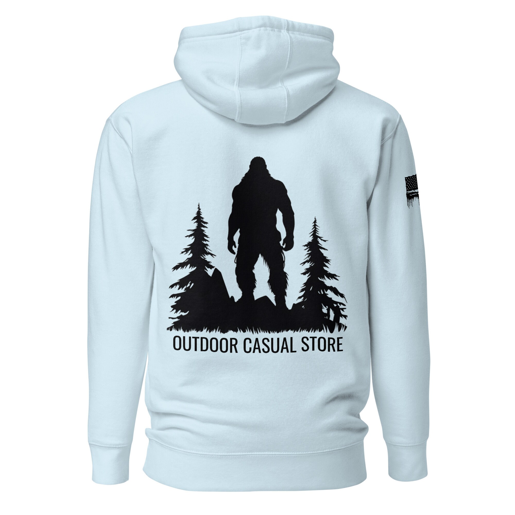 Bigfoot Hoodie Sasquatch Big Foot Sweatshirt Outdoor Casual Store Mens ...