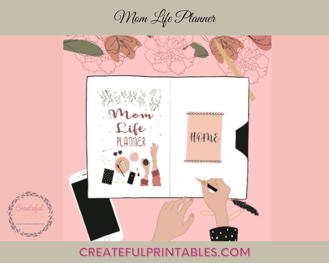 Mom Life Planner Printable, Organizer for Busy Moms - Etsy