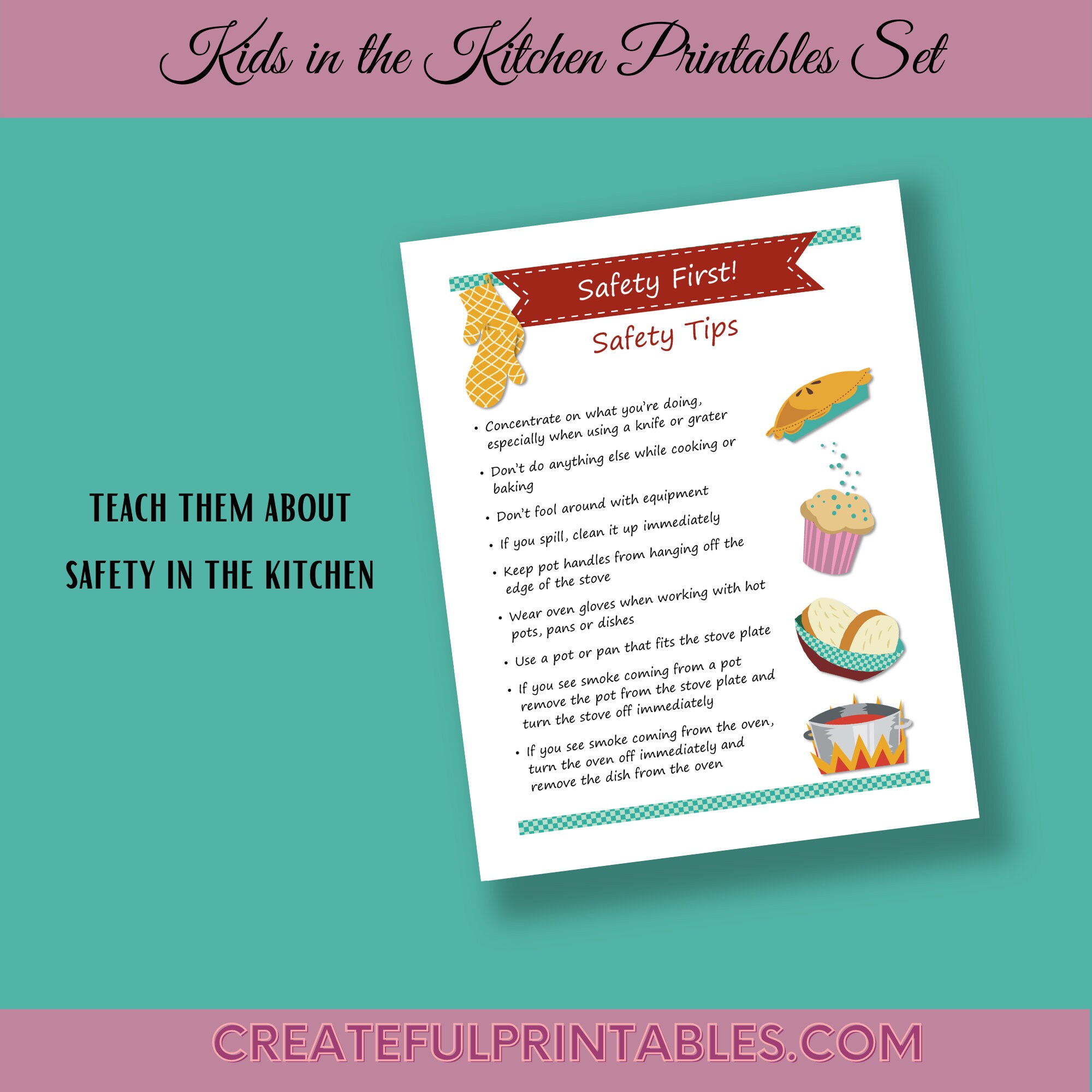 Printable Recipe Book Cookbook Template Kids Kitchen Fun - Etsy