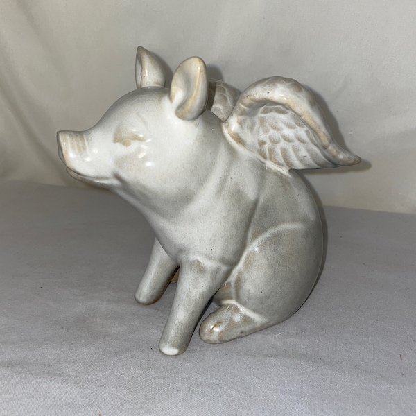 Ceramic Flying Pig - Etsy