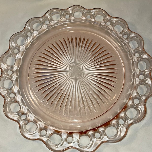 Scalloped Edge Plate - Etsy