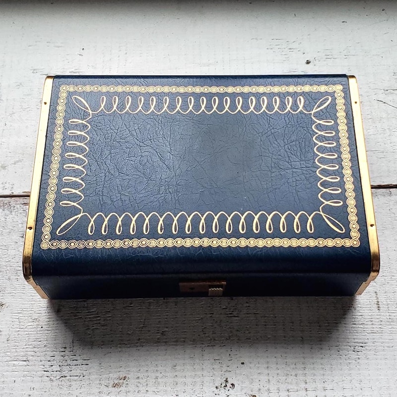 Antique Gilt Jewelry Box - Etsy