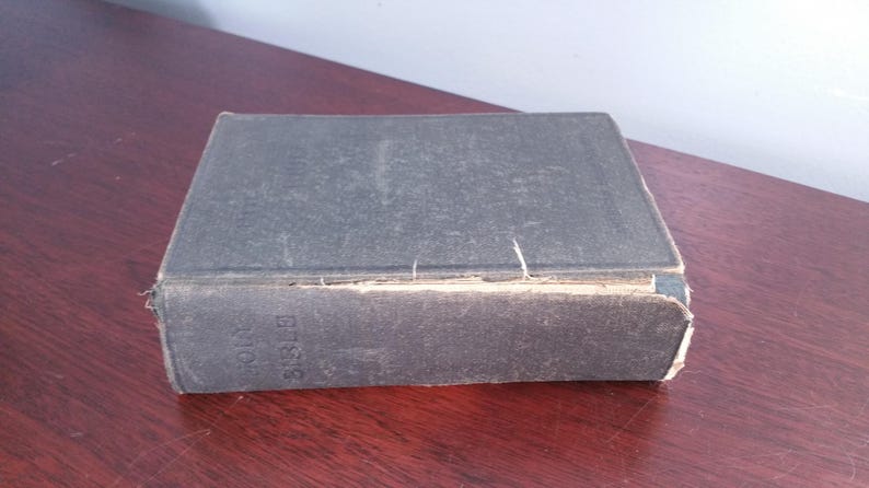 Choice Small Antique Bible Decor Religious Library Decorative Leather ...