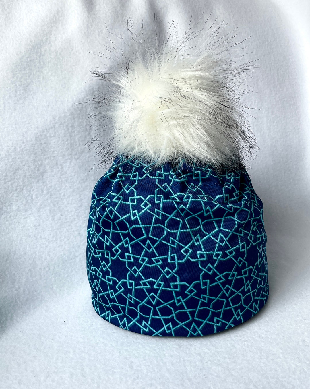 QUICK LINKS- Navy /teal Blue Alpine Hat or Nordic Run Style Hat 4 Way ...
