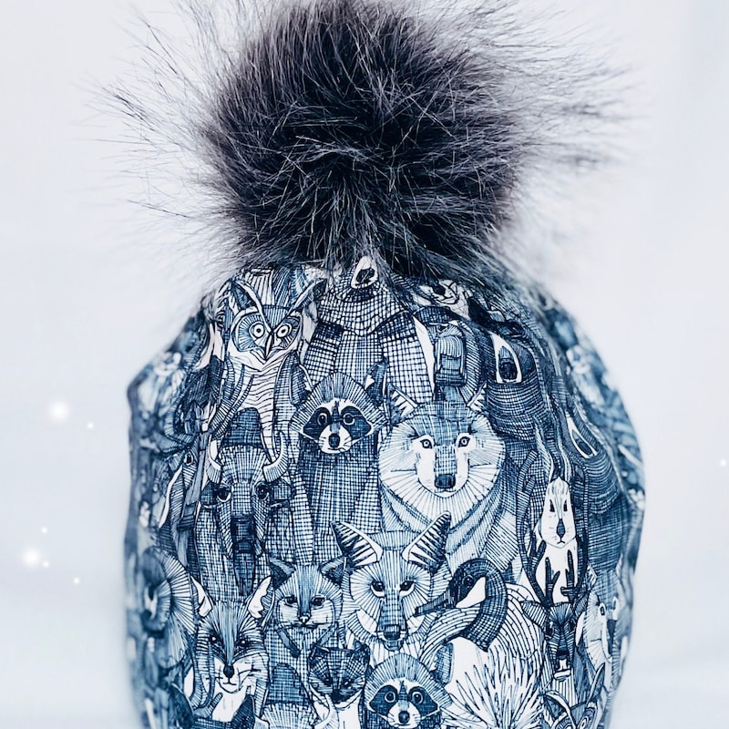 Mountain Pompom Hat - Etsy