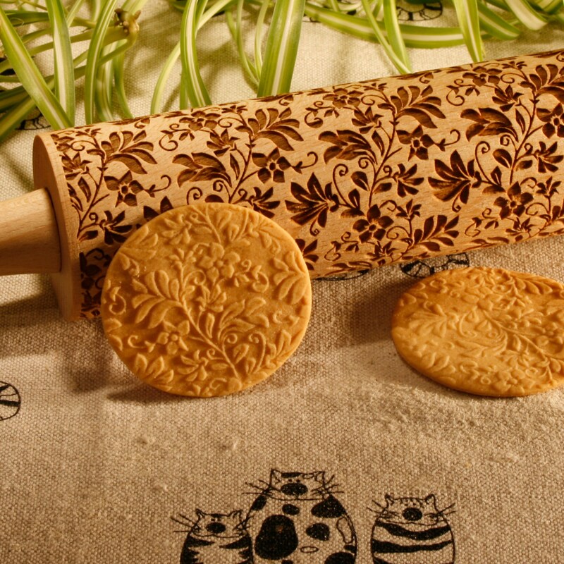 Flower Rolling Pin - Etsy