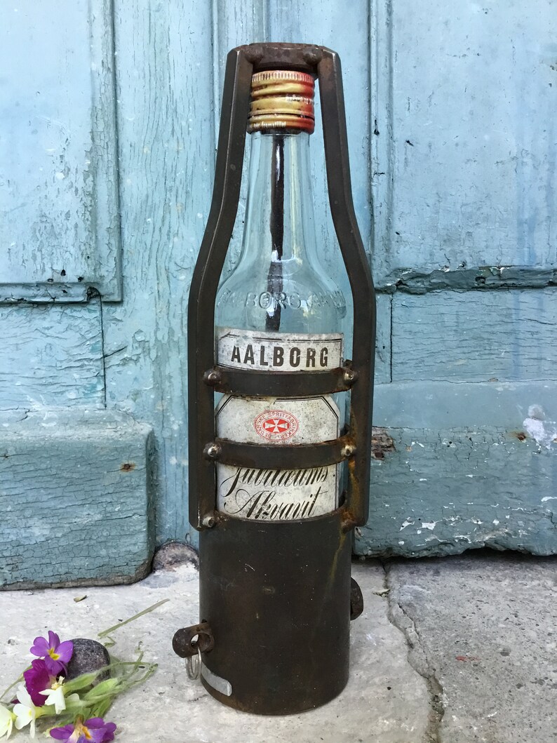 Quirky Vintage French Bottle Cage Bottle Guard Poison - Etsy