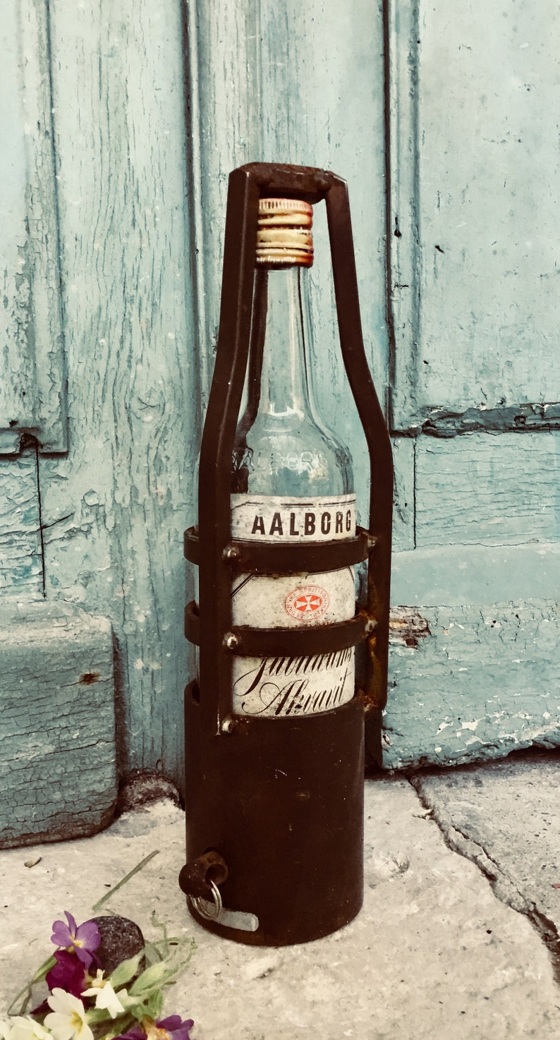 Quirky Vintage French Bottle Cage Bottle Guard Poison - Etsy