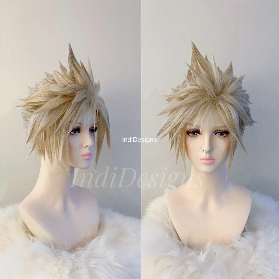 Spiky Cloud Inspired Cosplay Wig - Etsy