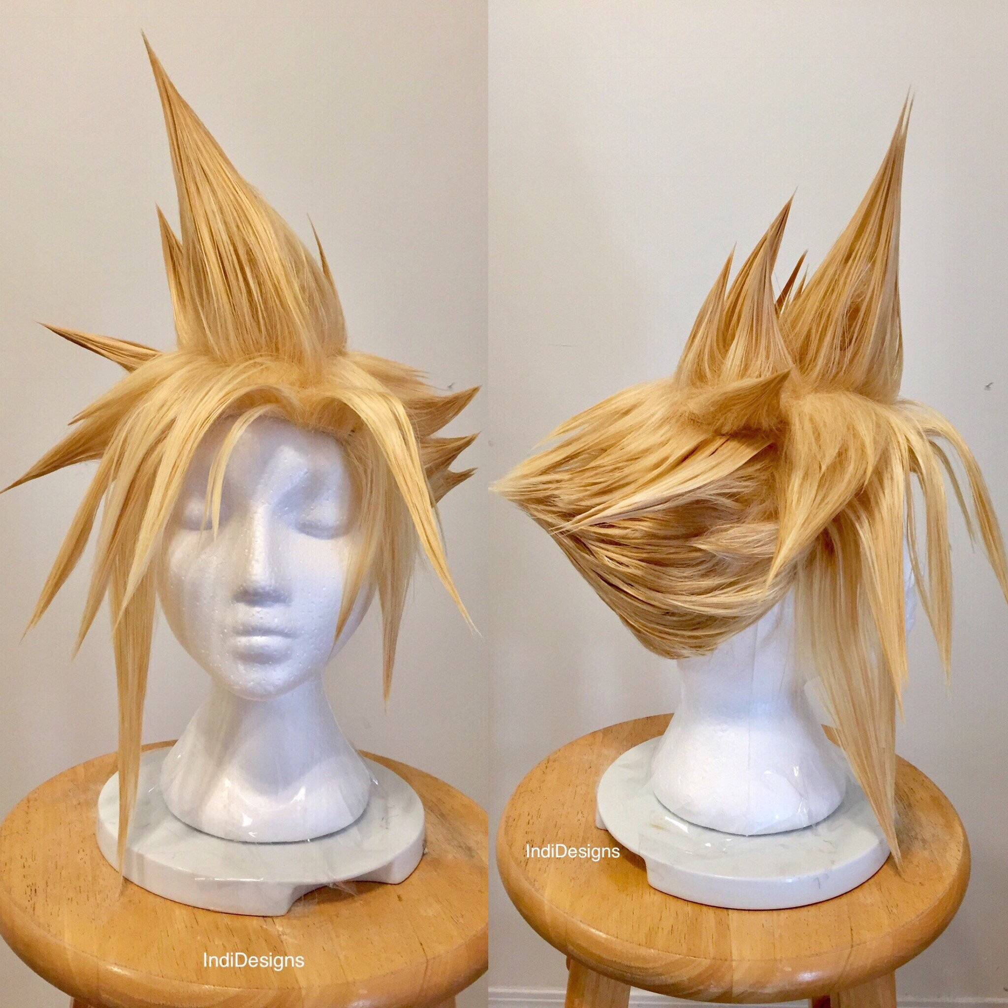 Spiky Cloud Inspired Cosplay Wig | Etsy